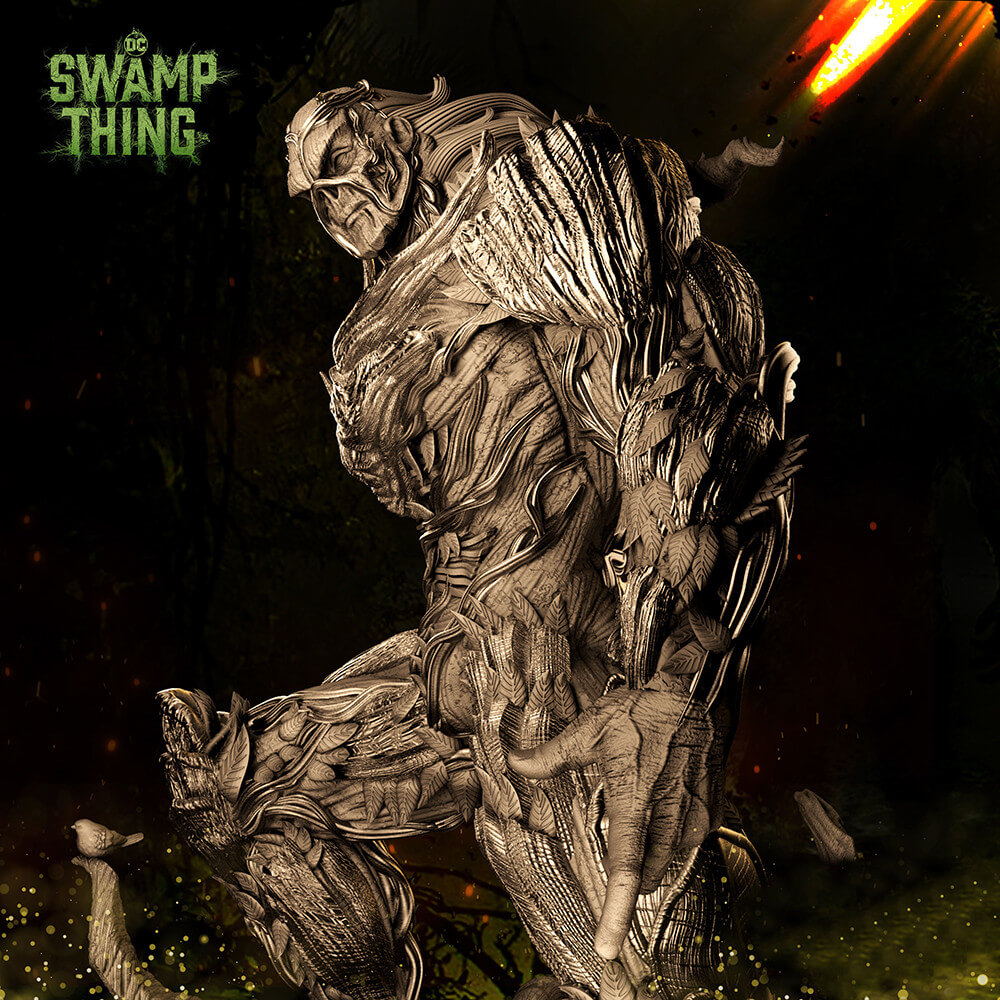 Swamp Thing Statues - 3D Model by 3DModelDesigner