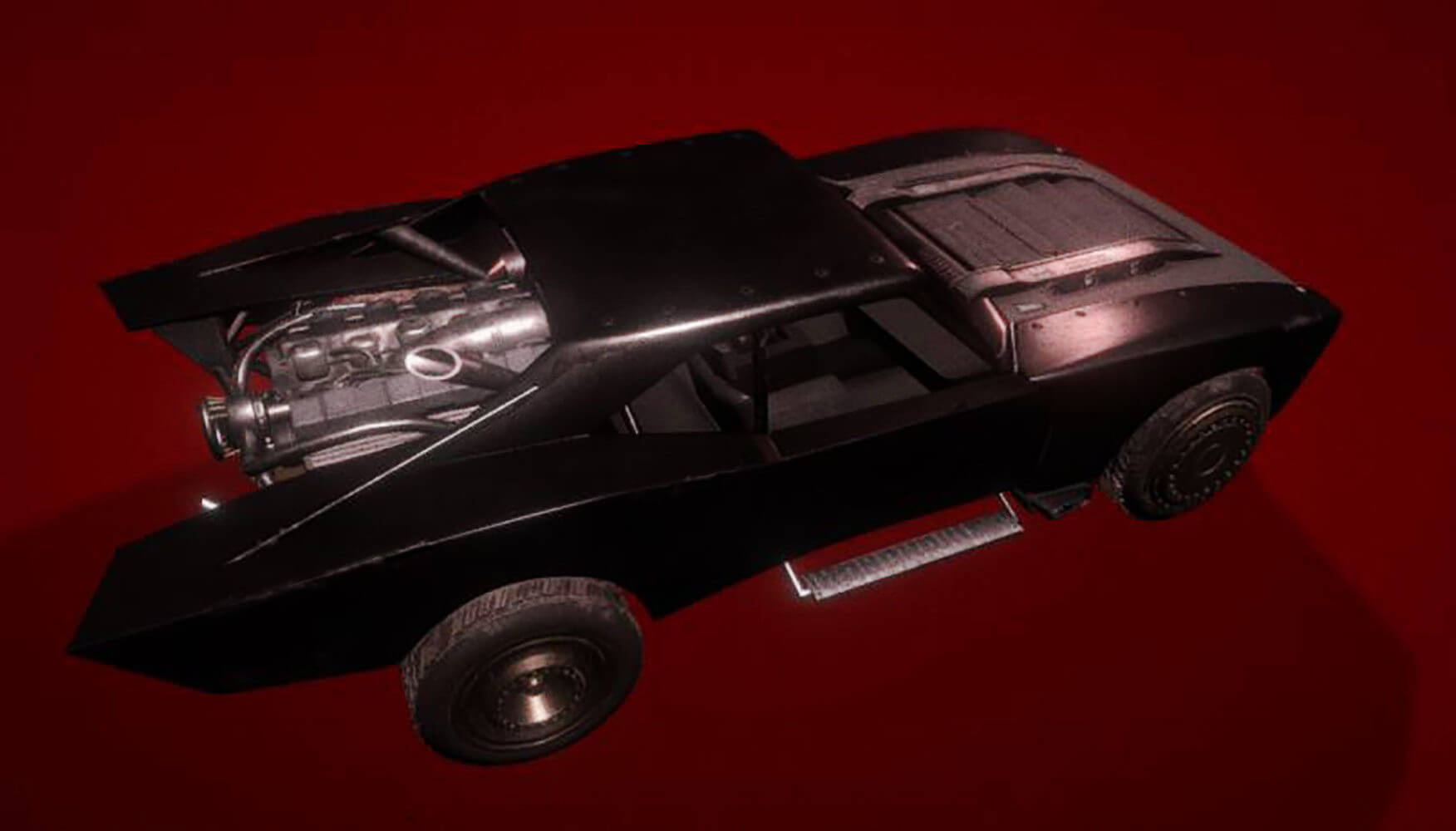The Batman Batmobile 2022 - 3D Print Model by 3DModelDesigner