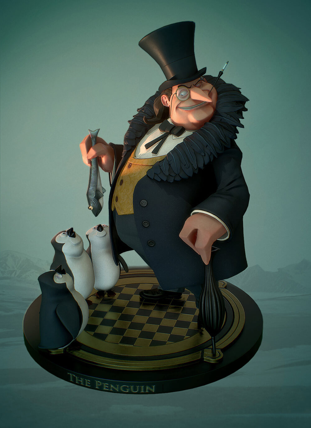 The Penguin (The Penguin) - 3D Model by 3DModelDesigner