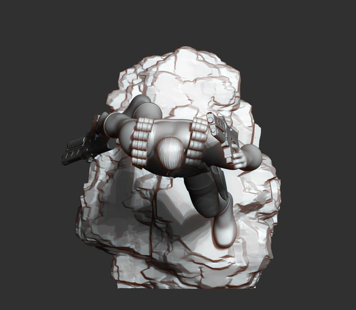 The Punisher - 3D Model by 3DModelDesigner