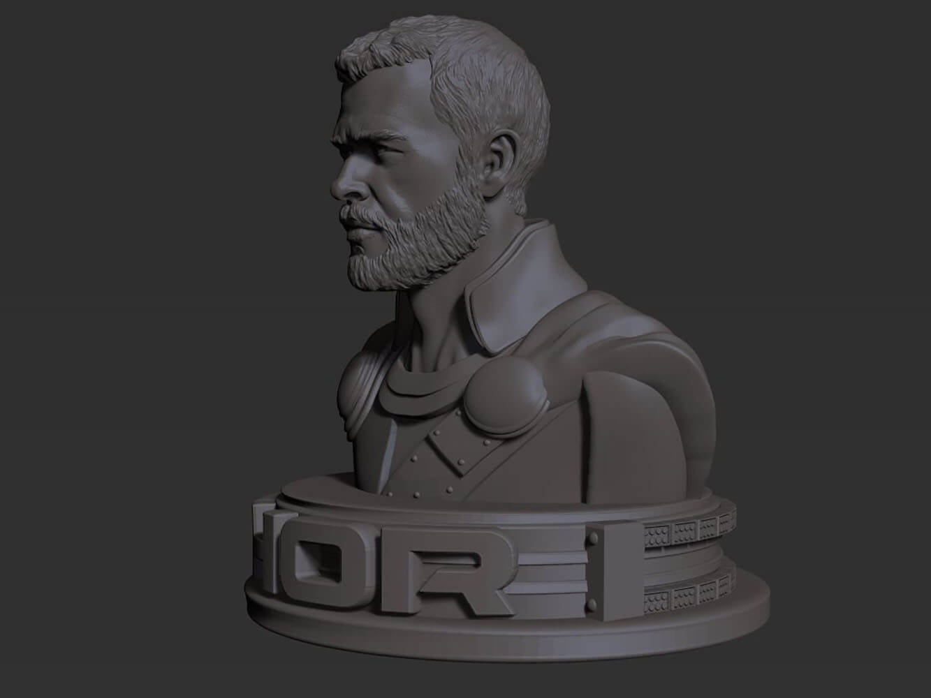 Thor Bust Thor Bust - 3D Model by 3DModelDesigner