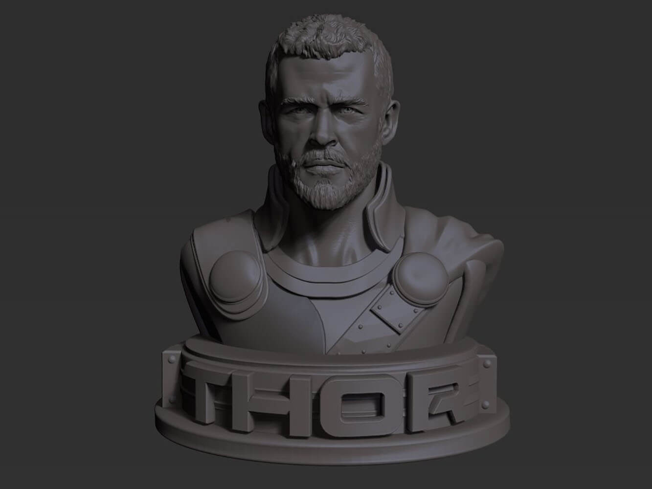 Thor Bust Thor Bust - 3D Model by 3DModelDesigner