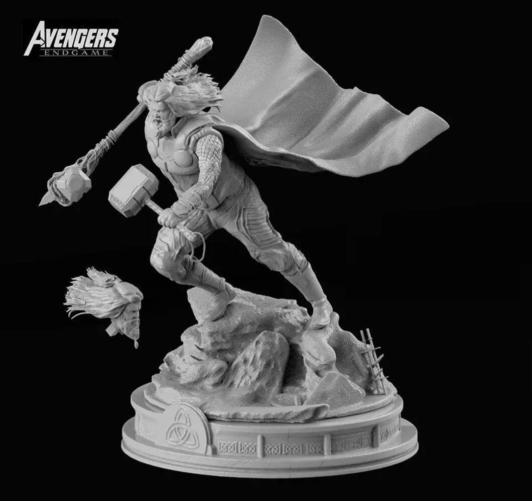 Thor Marvel Endgame - 3D Model by 3DModelDesigner