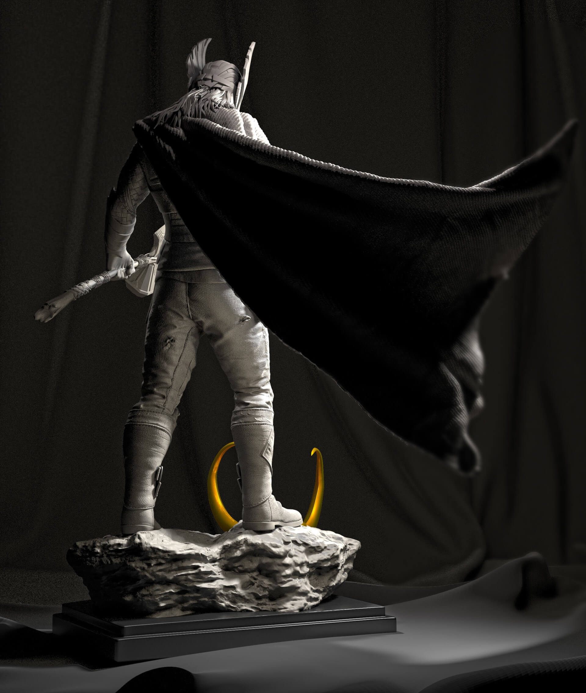 Thor Marvel Thor Marvel - 3D Model by 3DModelDesigner