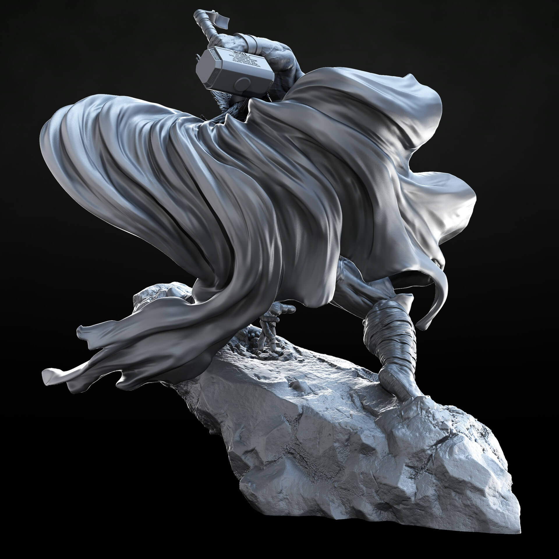 Thor Statue Thor Statue - 3D Model by 3DModelDesigner