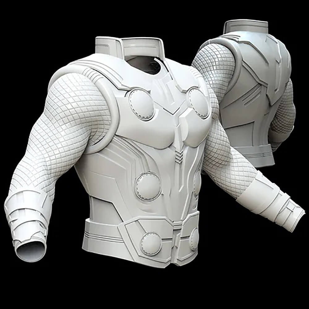 Thor Vest Armor - 3D Print Model by 3DModelDesigner