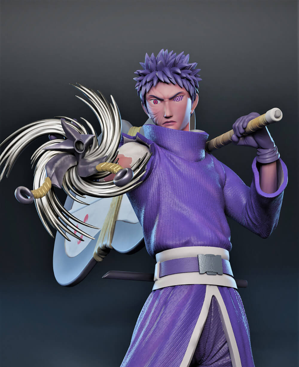 Uchiha Obito - Naruto 3D Model by 3DModelDesigner