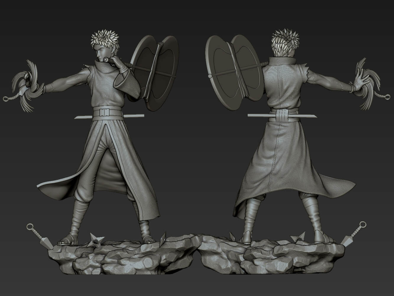 Uchiha Obito - Naruto 3D Model by 3DModelDesigner