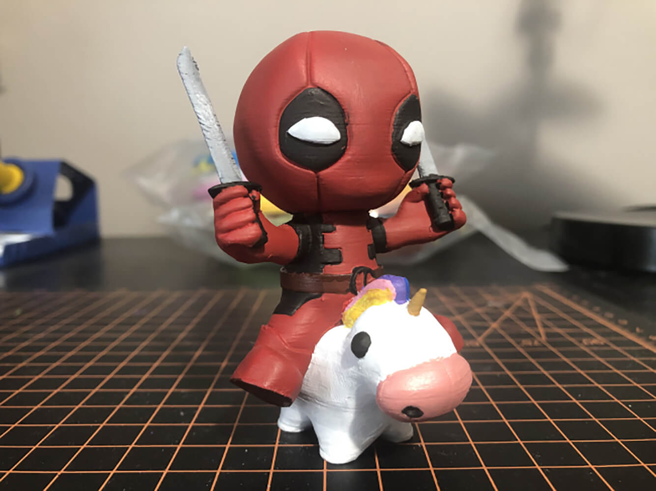 Unicorn Deadpool - 3D Model by 3DModelDesigner