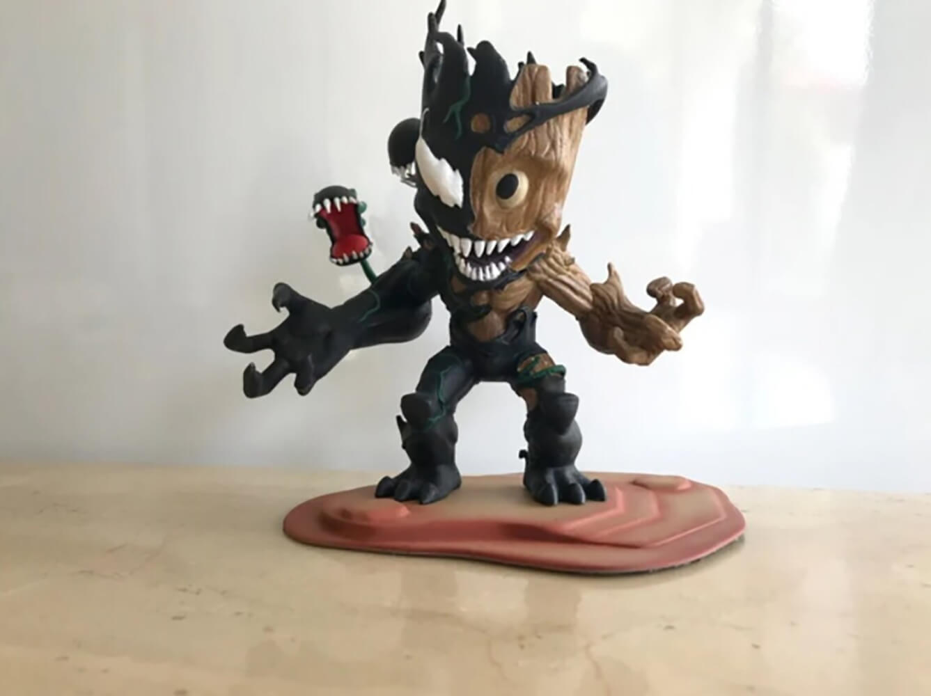 Venom Groot Statues - 3D Print Model by 3DModelDesigner