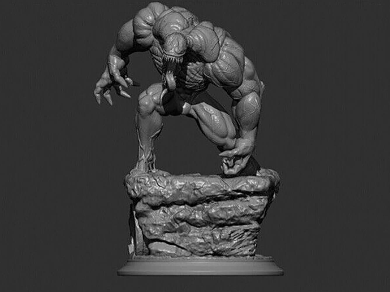 Venom Statue - 3D Print Model by 3DModelDesigner