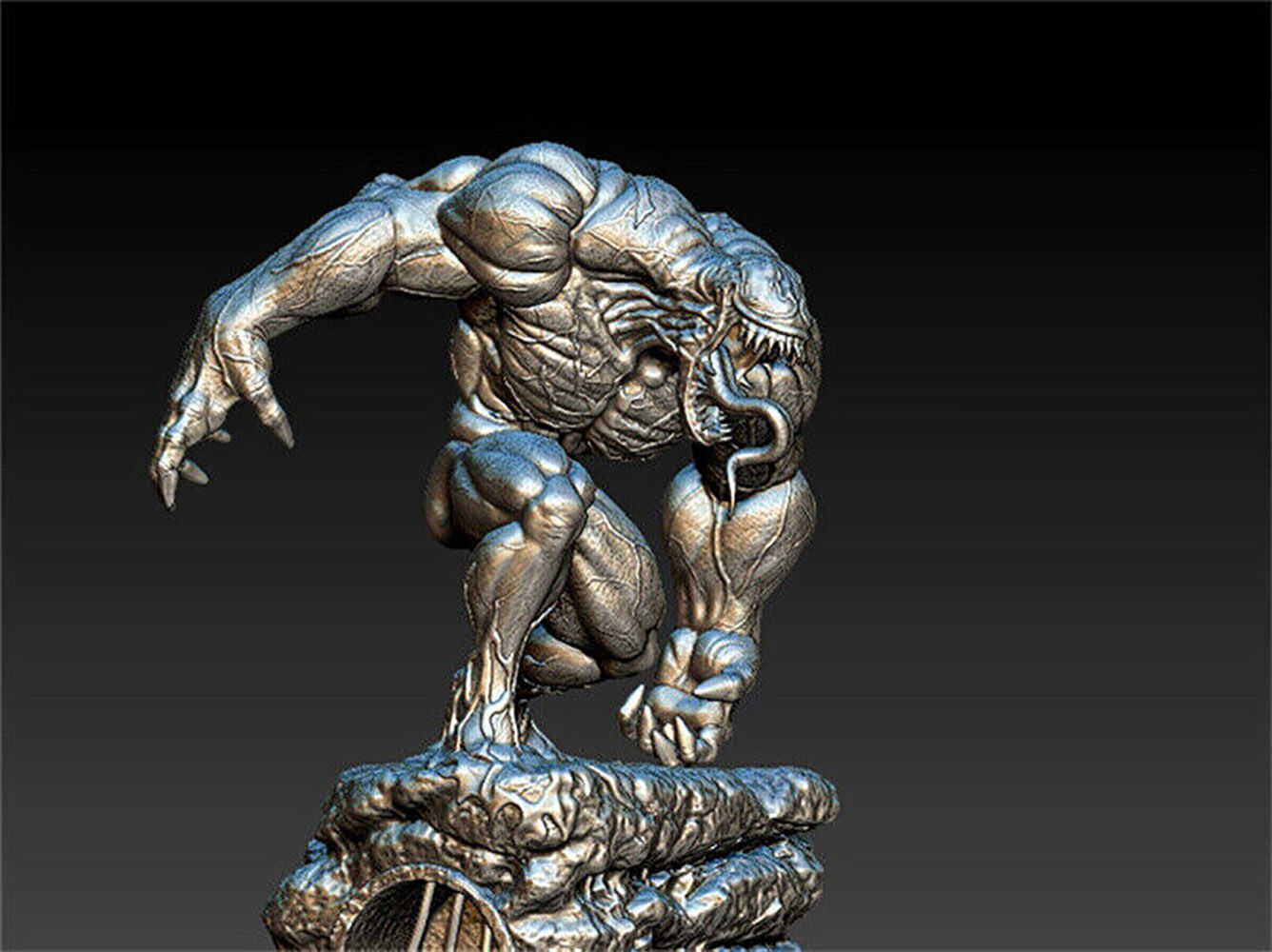 Venom Statue - 3D Print Model by 3DModelDesigner