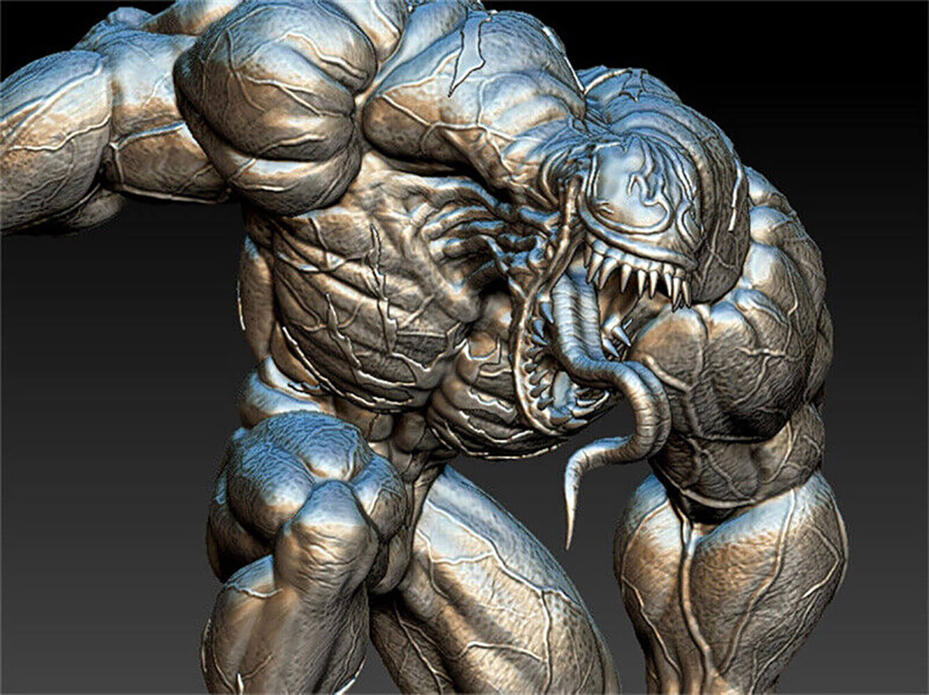 Venom Statue - 3D Print Model by 3DModelDesigner