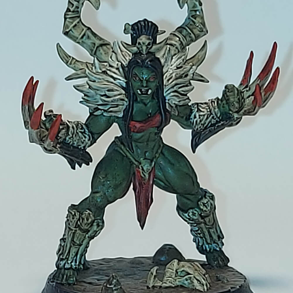 Vesdra The Shaman - Lady Orc Shaman 3D Print Model by 3DModelDesigner