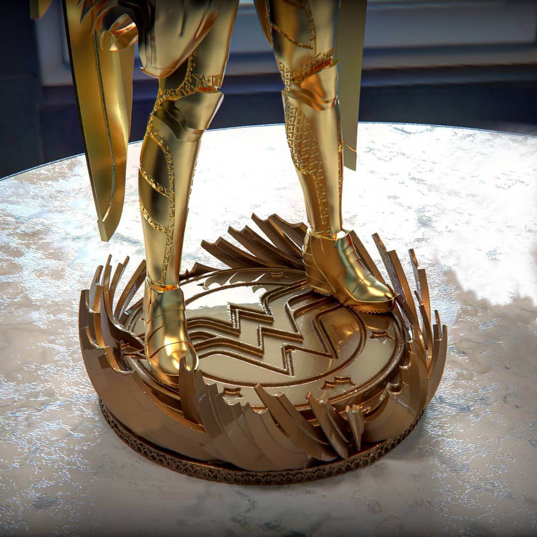 Wonder Woman 1984 - Standing Pose 3D Model by 3DModelDesigner