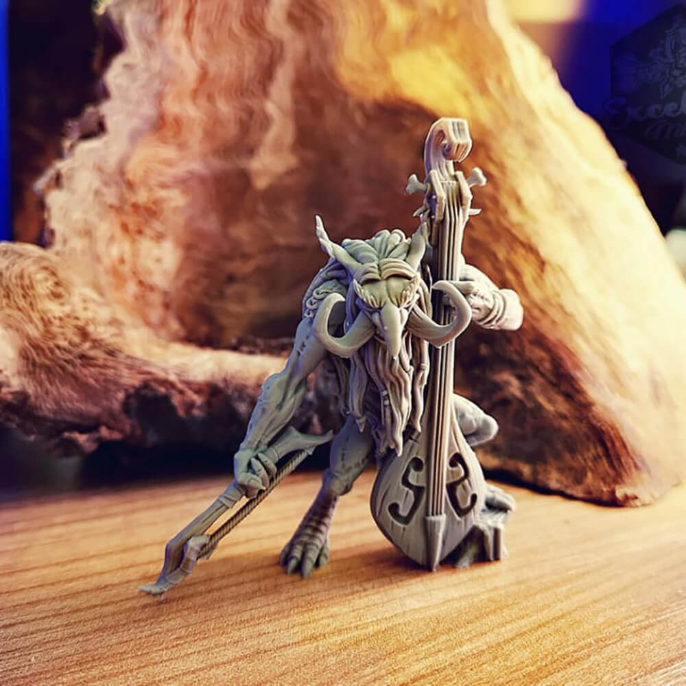Zukki - The Cellist Troll - Musician and Warrior Troll 3D Print Model ...
