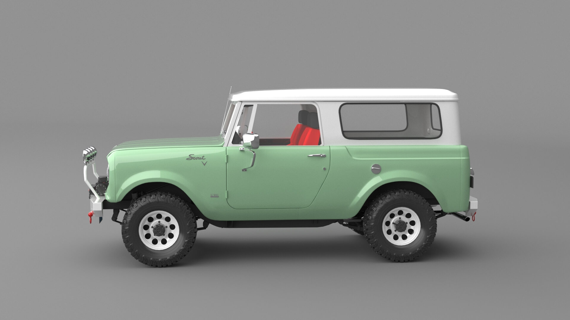 1967 International Scout 800 Custom - 3D Model by 3dmodelgarage
