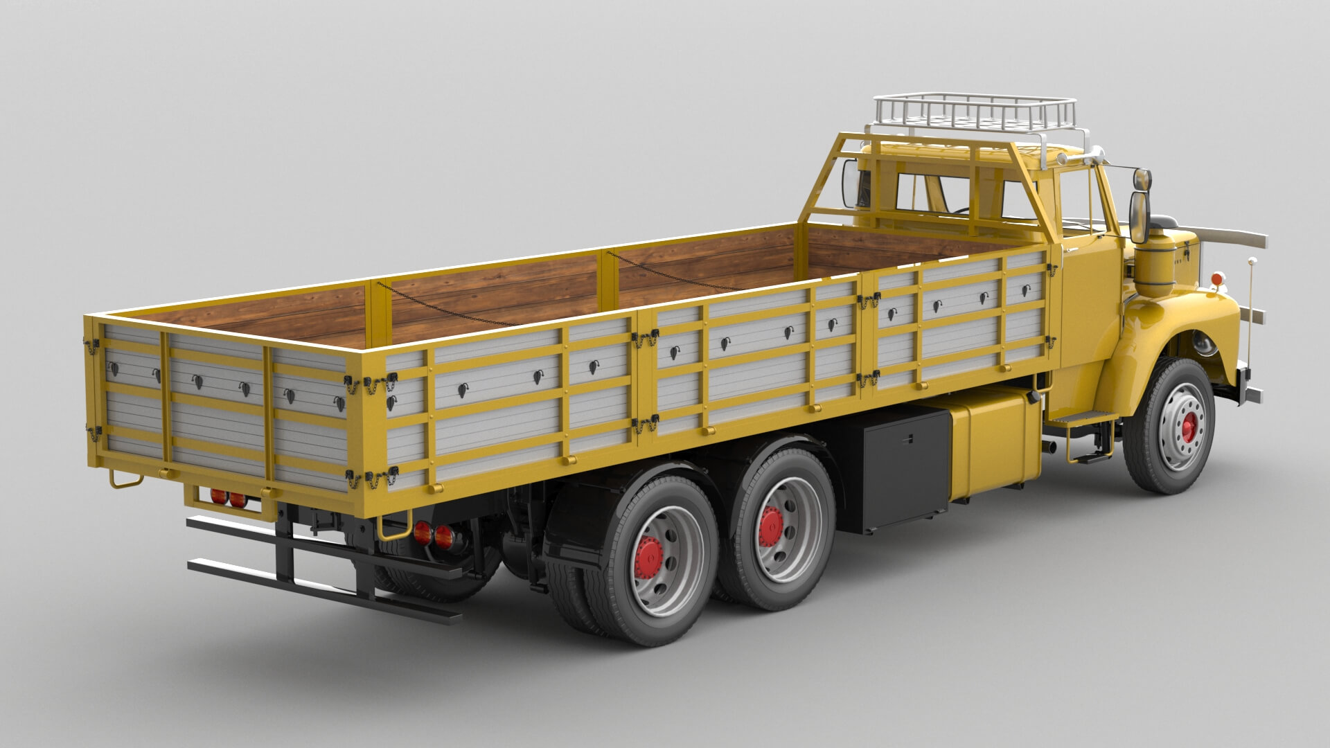 1975 Truck Bed - 3D Model by 3dmodelgarage