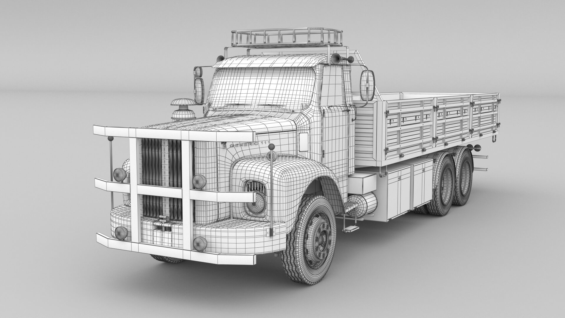1975 Truck Bed - 3D Model by 3dmodelgarage