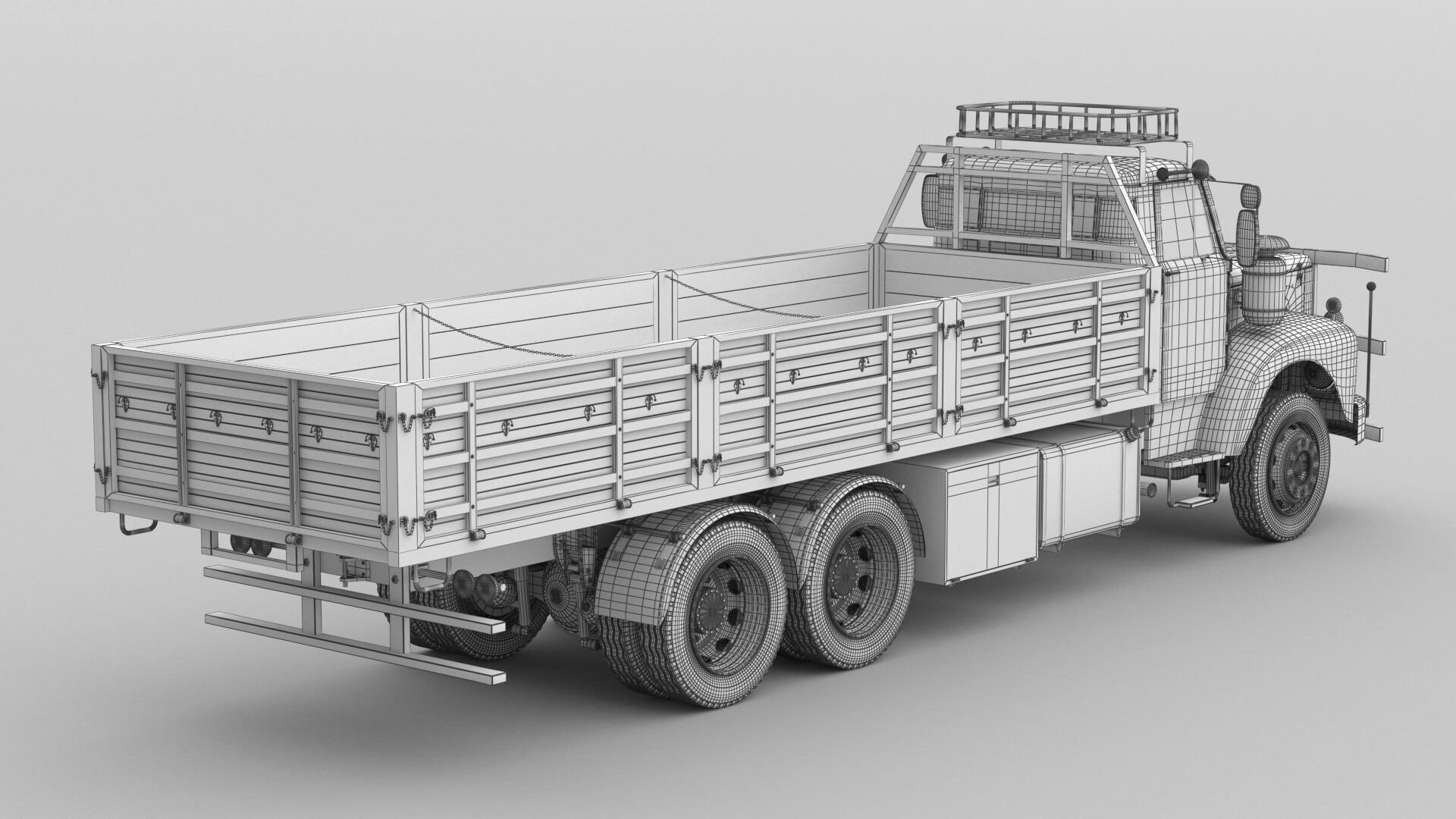 1975 Truck Bed - 3D Model by 3dmodelgarage