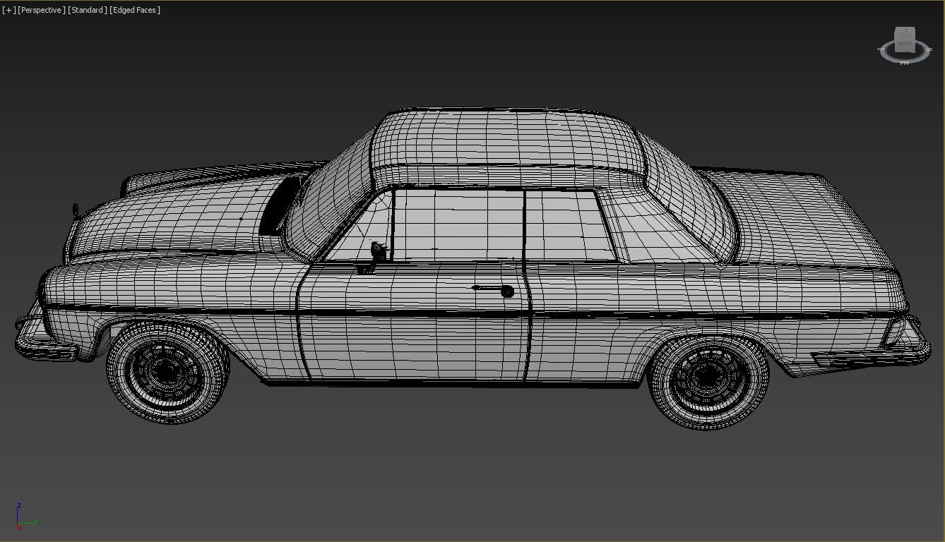 Mercedes Benz W114 C 280 Coupe - 3D Model by 3dmodelgarage