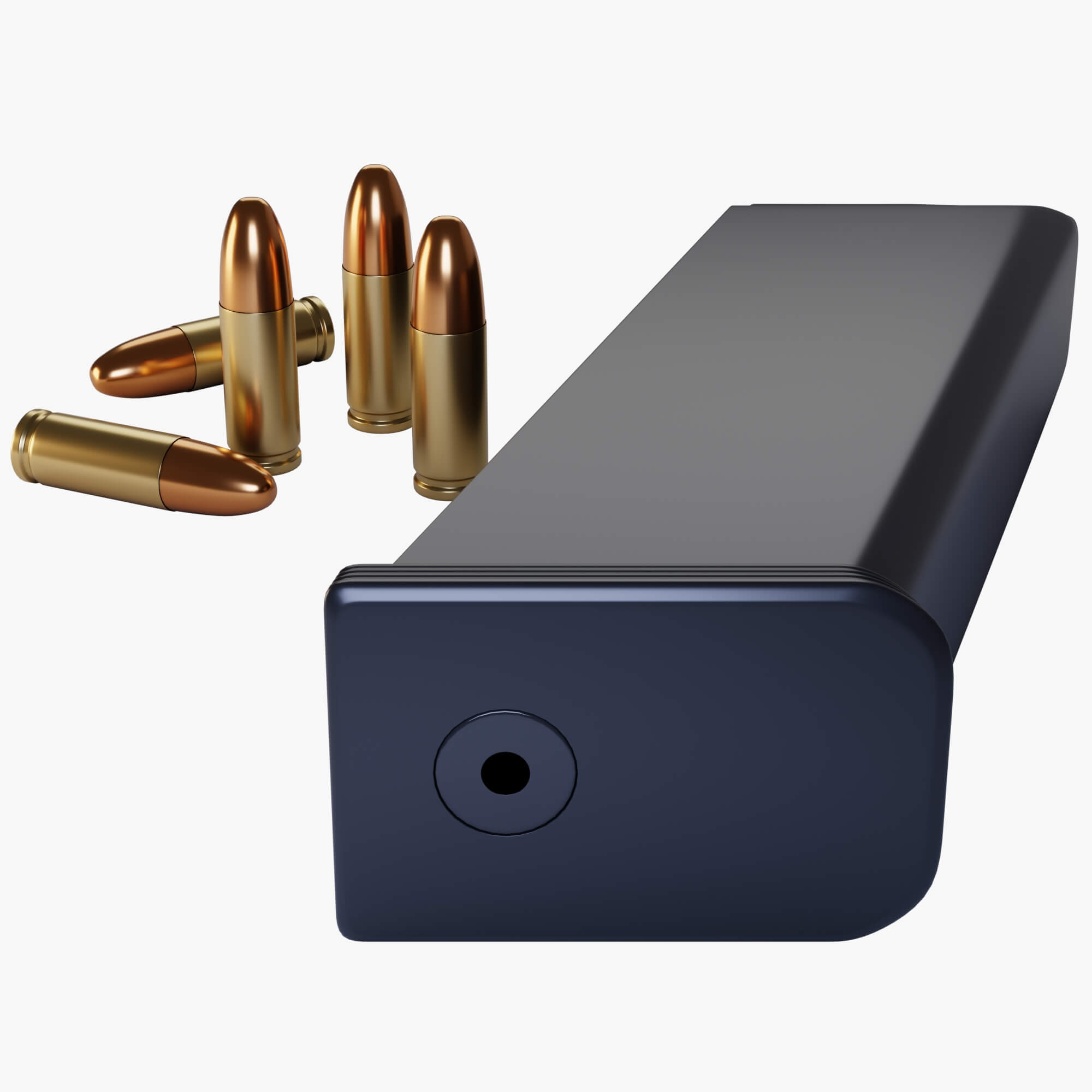 9mm Cartridge Magazine - 3D Model by 3DModelingCorp