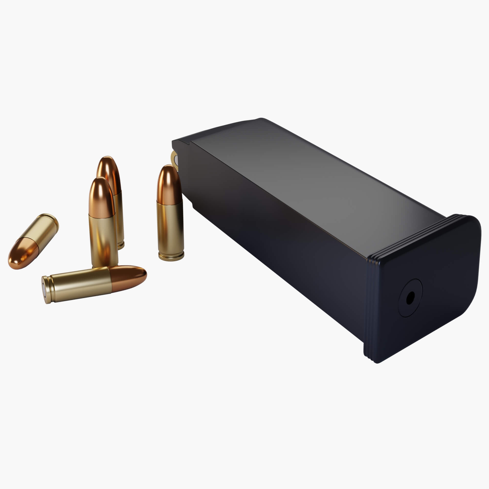 9mm Cartridge Magazine - 3D Model by 3DModelingCorp