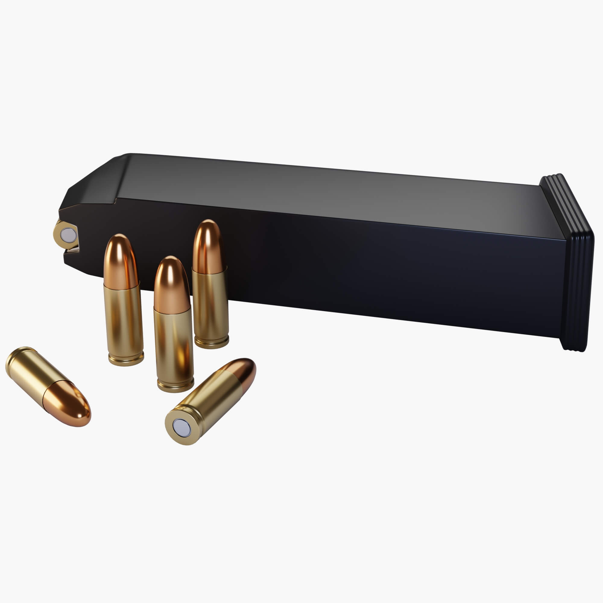 9mm Cartridge Magazine - 3D Model by 3DModelingCorp