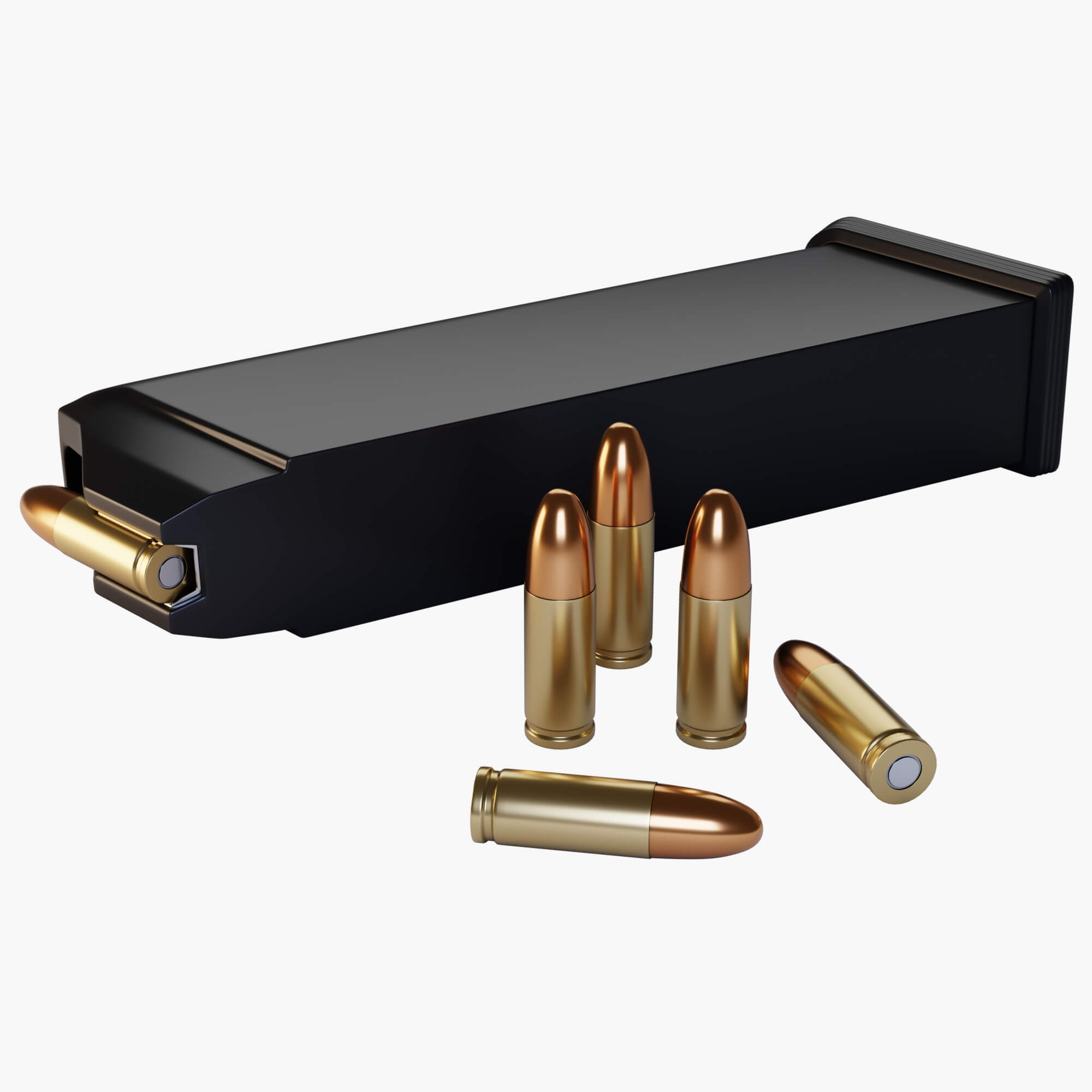 9mm Cartridge Magazine - 3D Model by 3DModelingCorp