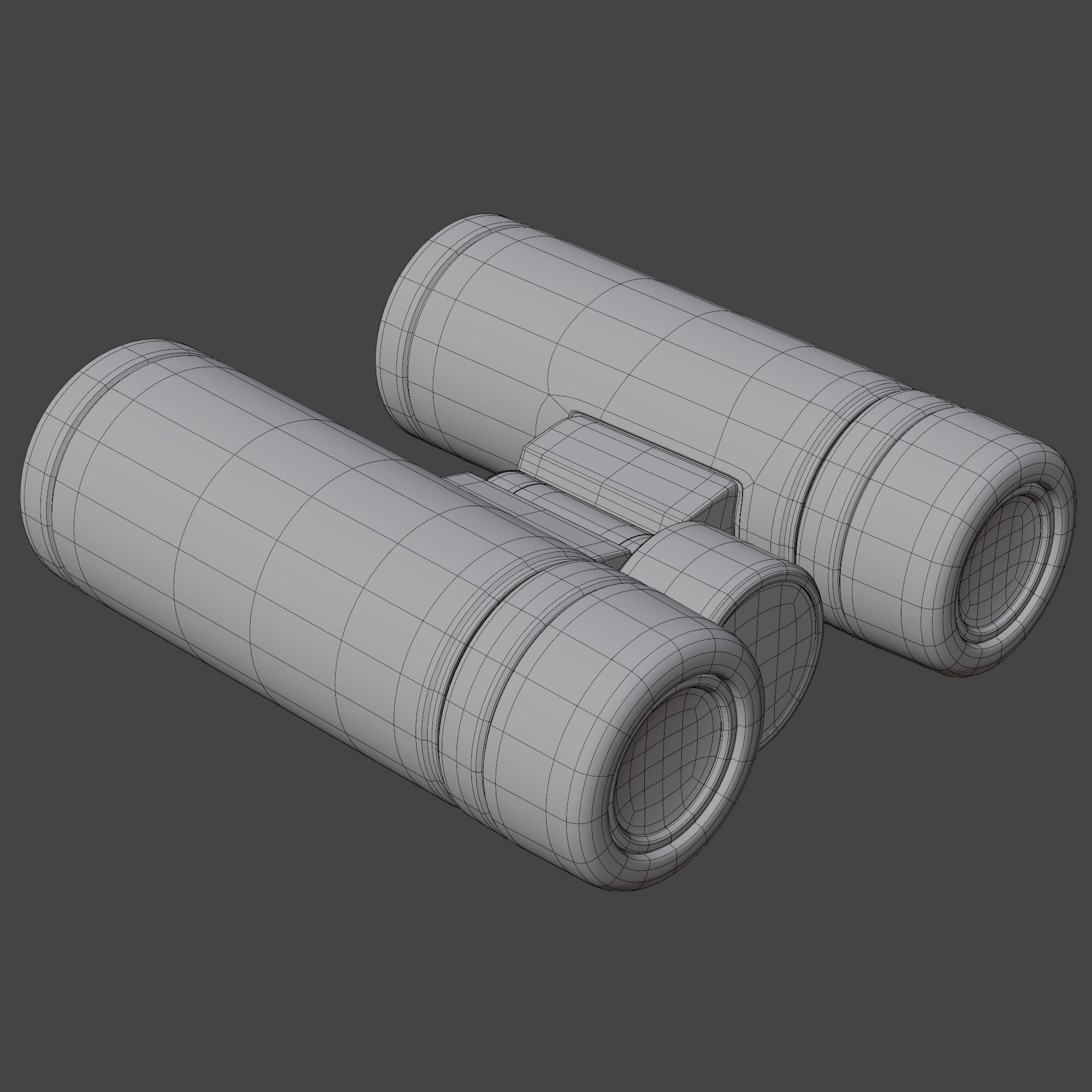 Black Binocular - 3D Model by 3DModelingCorp