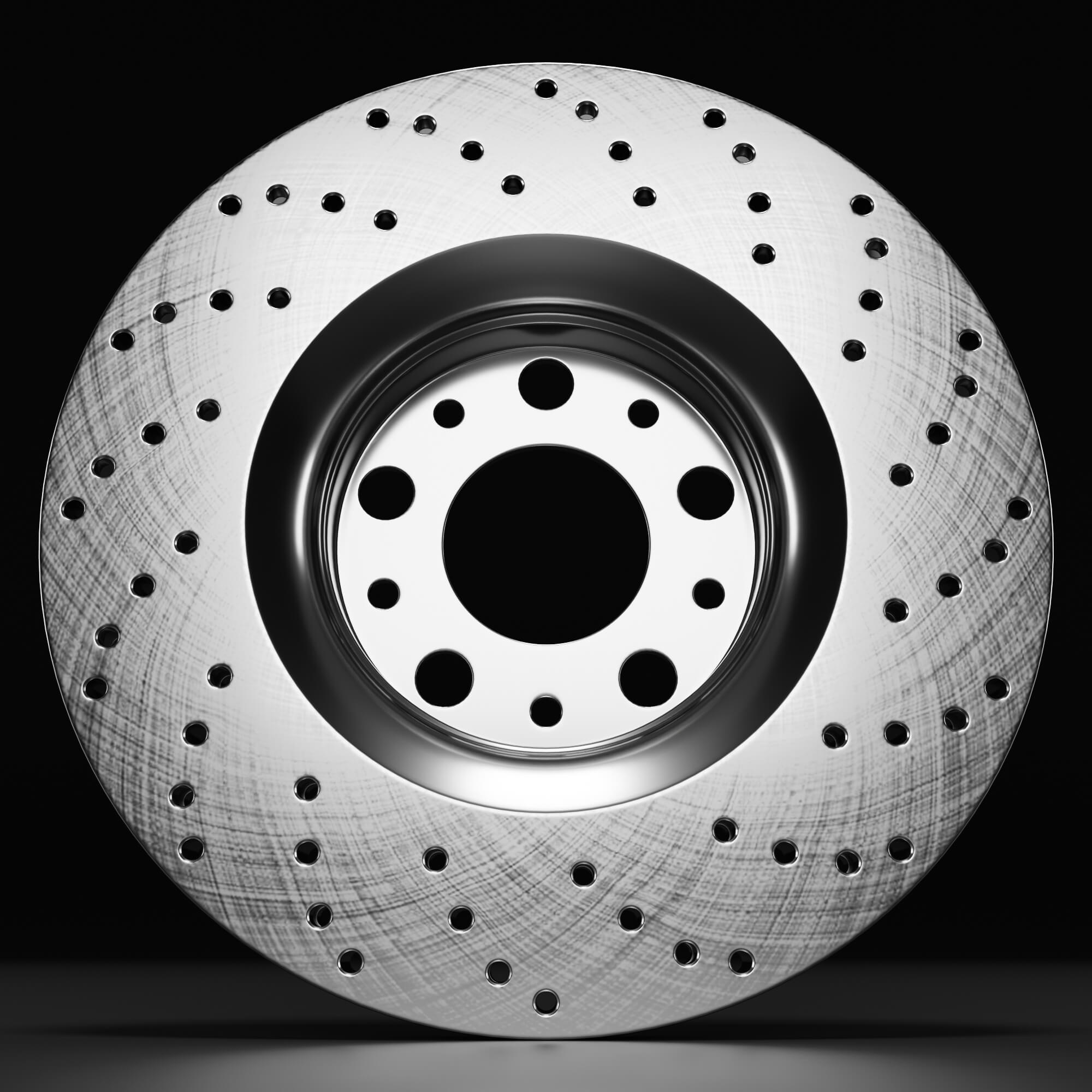 Brake Disc Rotor - 3D Model by 3DModelingCorp