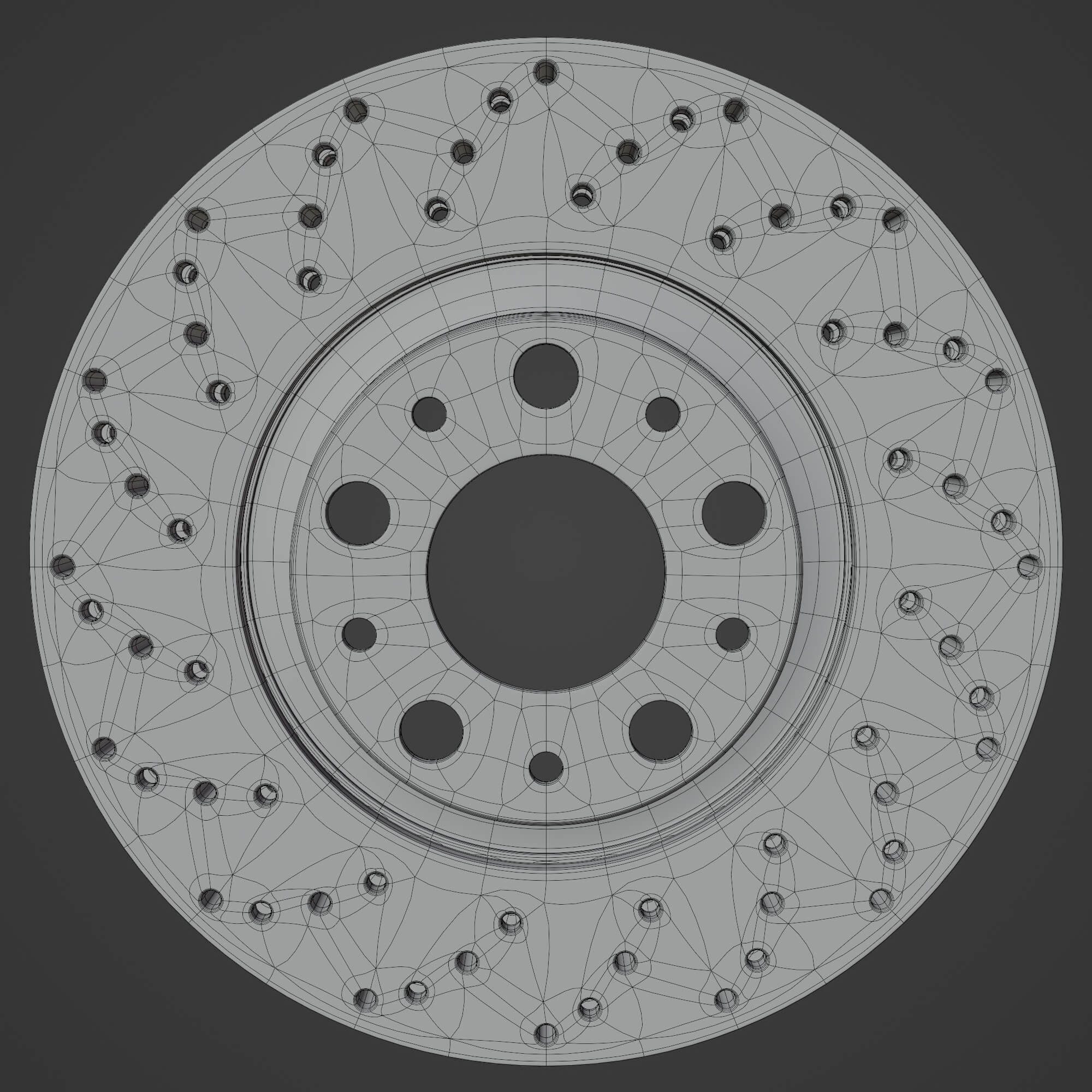 Brake Disc Rotor - 3D Model by 3DModelingCorp