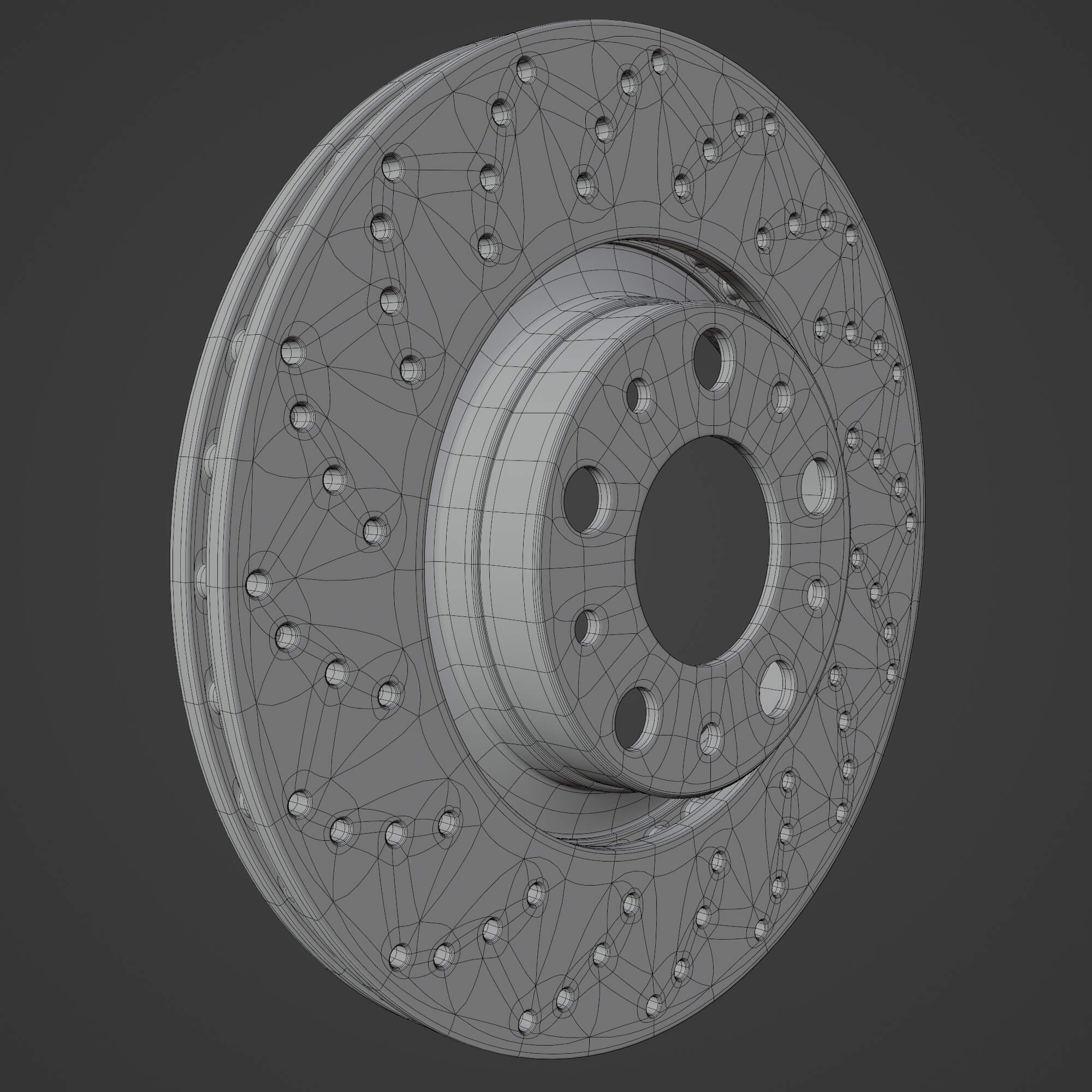 Brake Disc Rotor - 3D Model by 3DModelingCorp