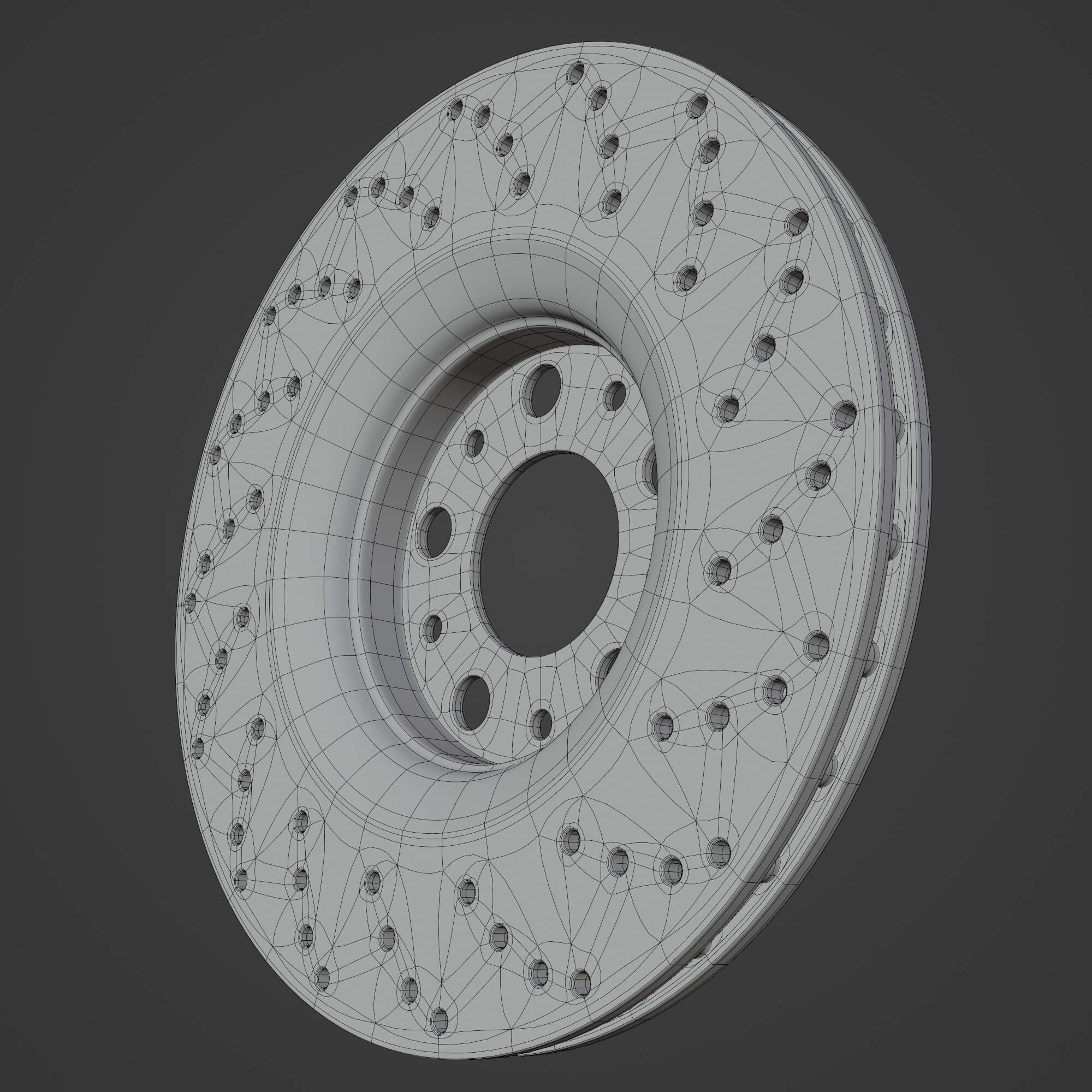 Brake Disc Rotor - 3D Model by 3DModelingCorp
