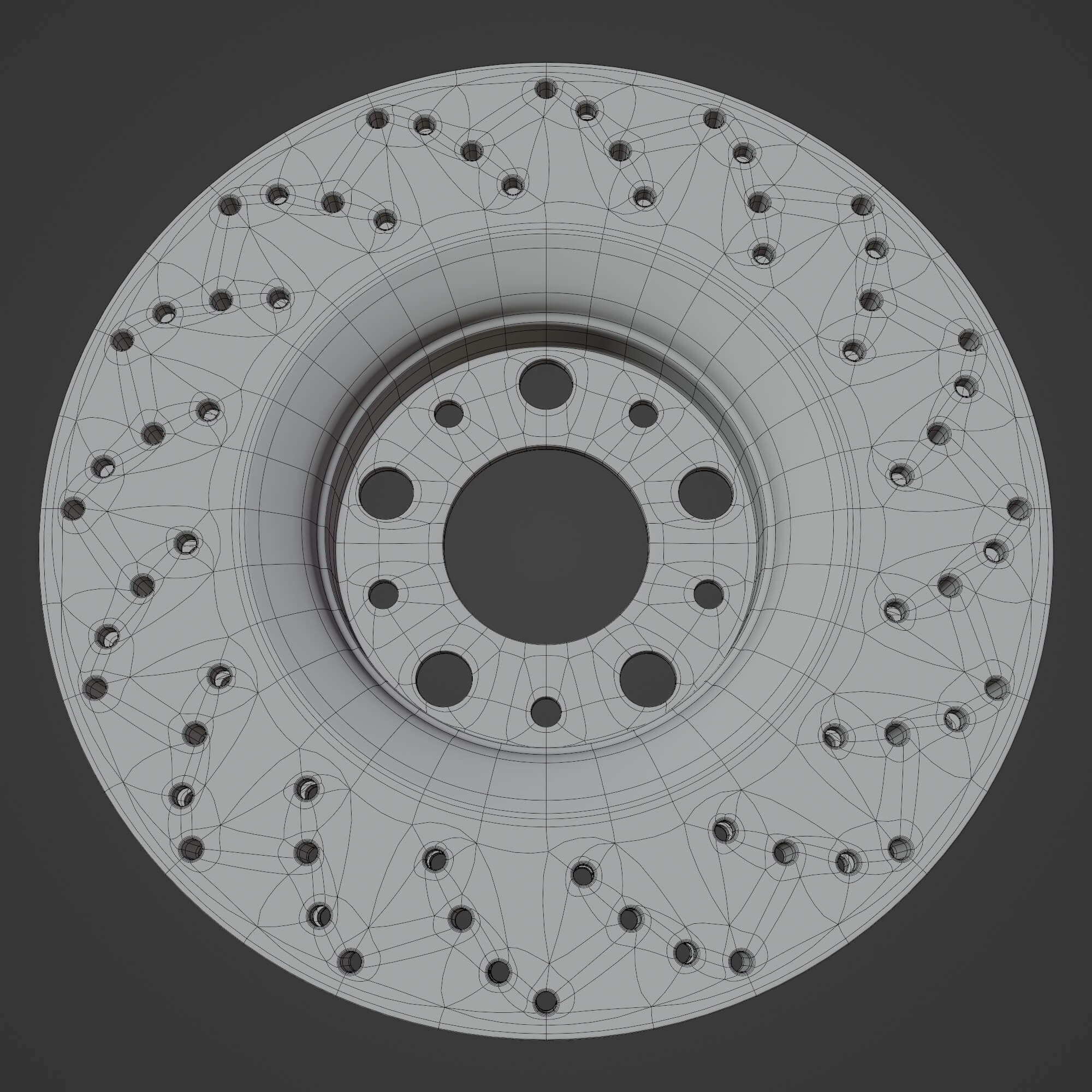 Brake Disc Rotor - 3D Model by 3DModelingCorp