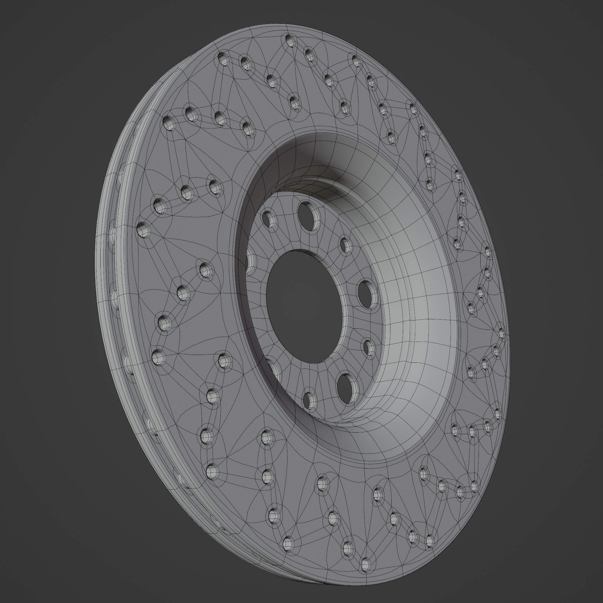 Brake Disc Rotor - 3D Model by 3DModelingCorp