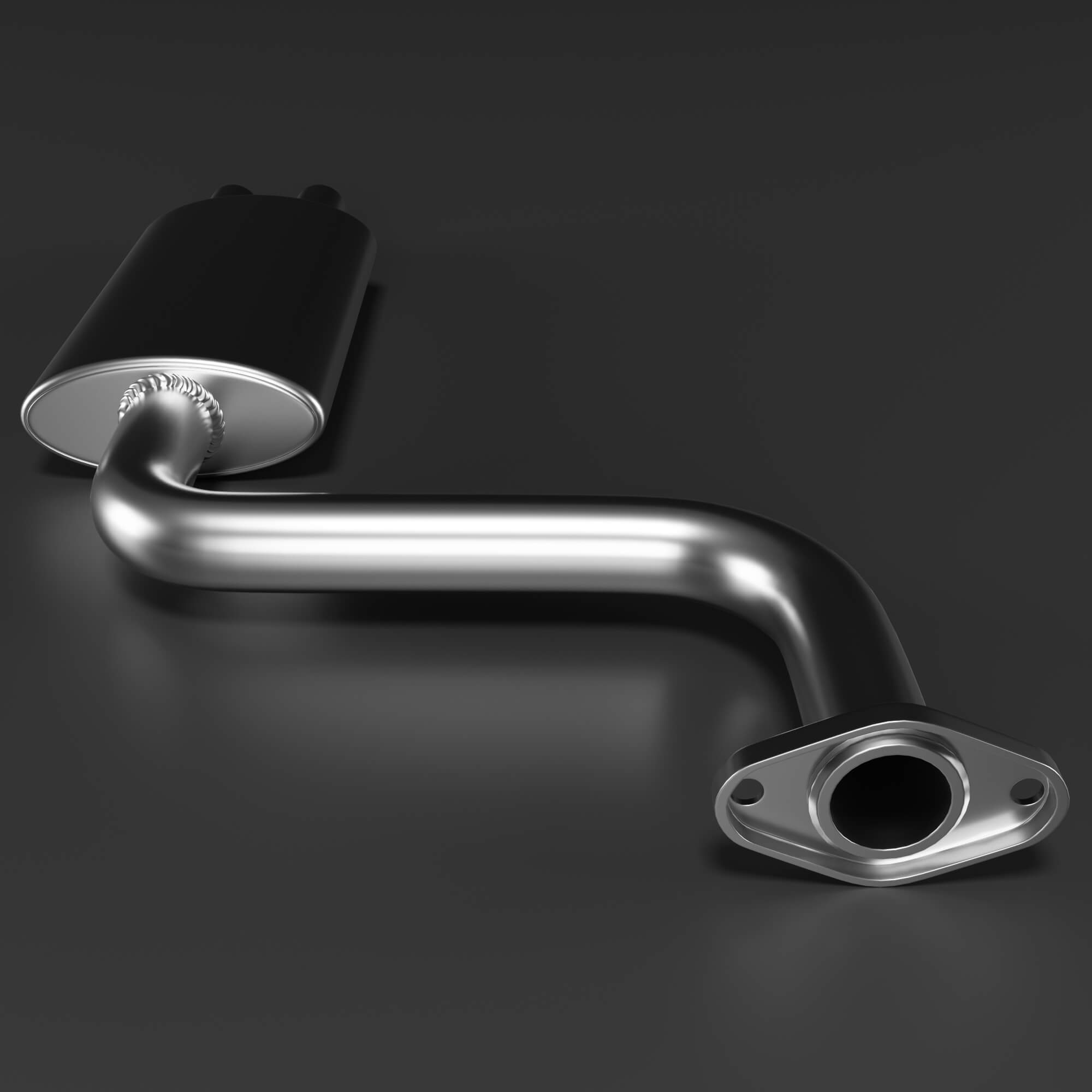Car Exhaust Pipe - 3D Model by 3DModelingCorp