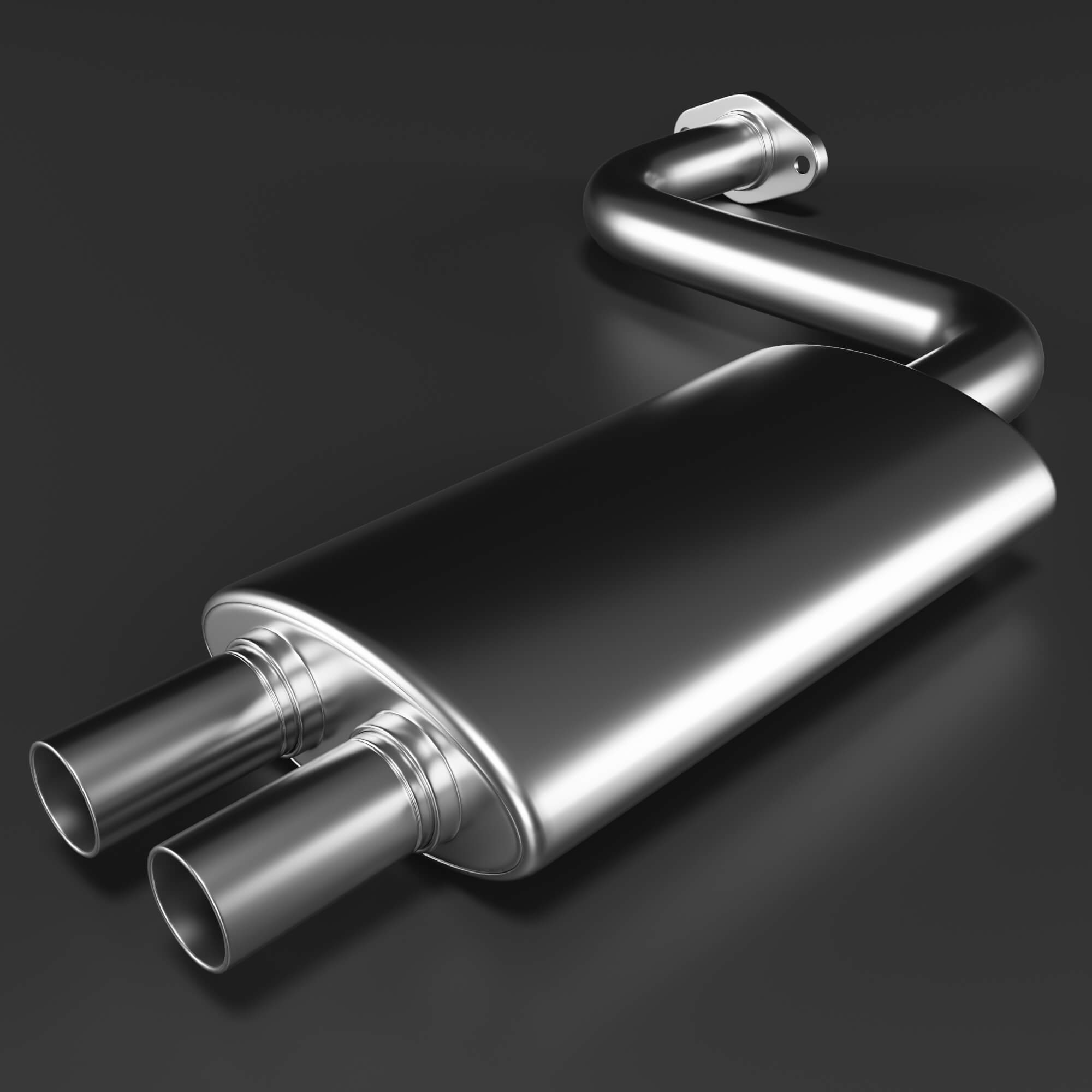 Car Exhaust Pipe - 3D Model by 3DModelingCorp