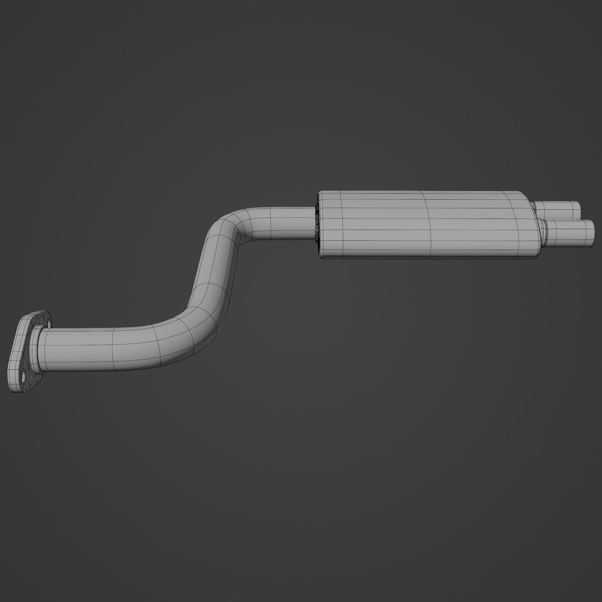 Car Exhaust Pipe - 3D Model by 3DModelingCorp