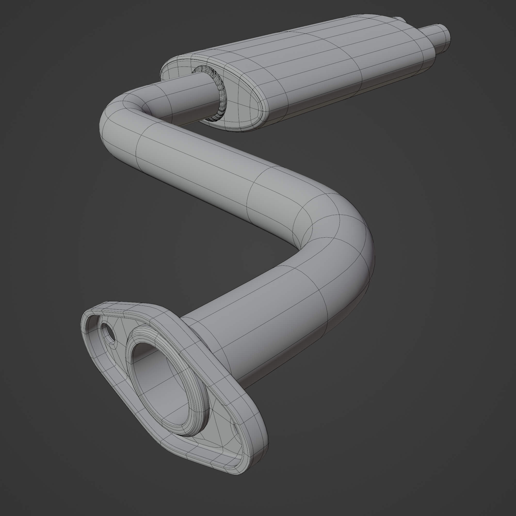 Car Exhaust Pipe - 3D Model by 3DModelingCorp