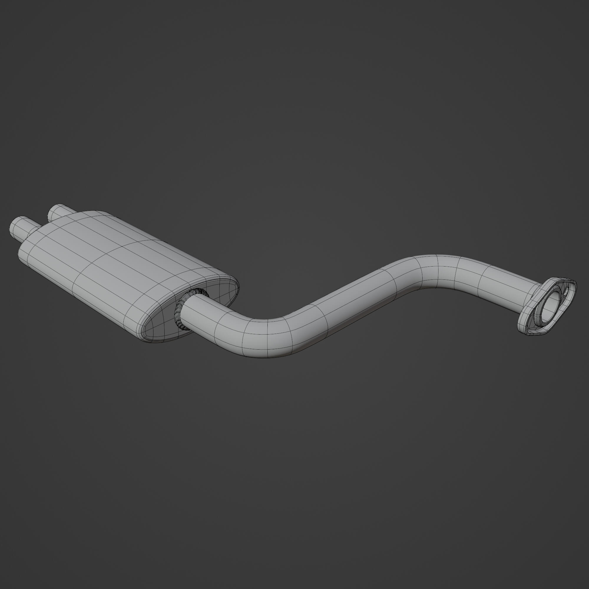 Car Exhaust Pipe - 3D Model by 3DModelingCorp