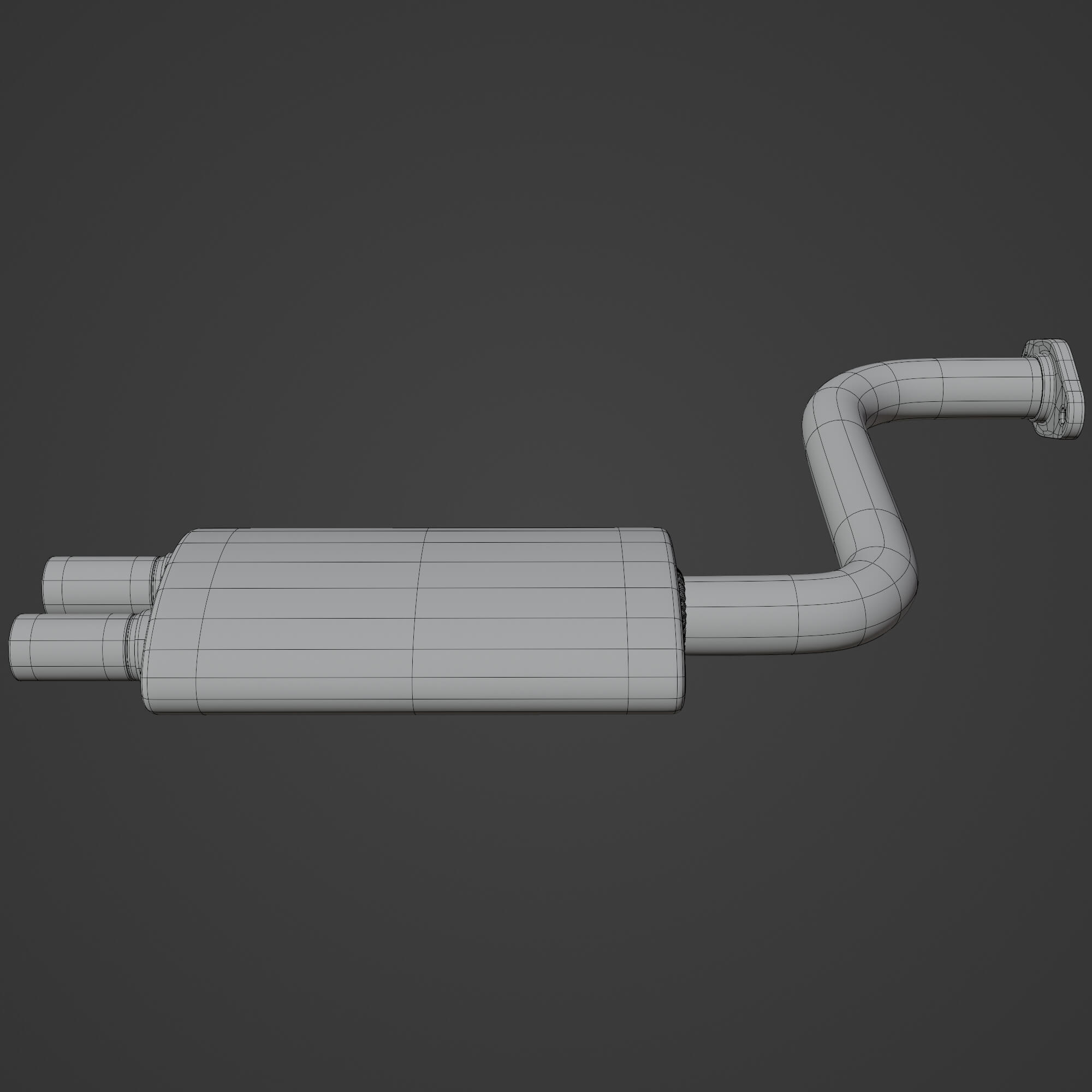 Car Exhaust Pipe - 3D Model by 3DModelingCorp