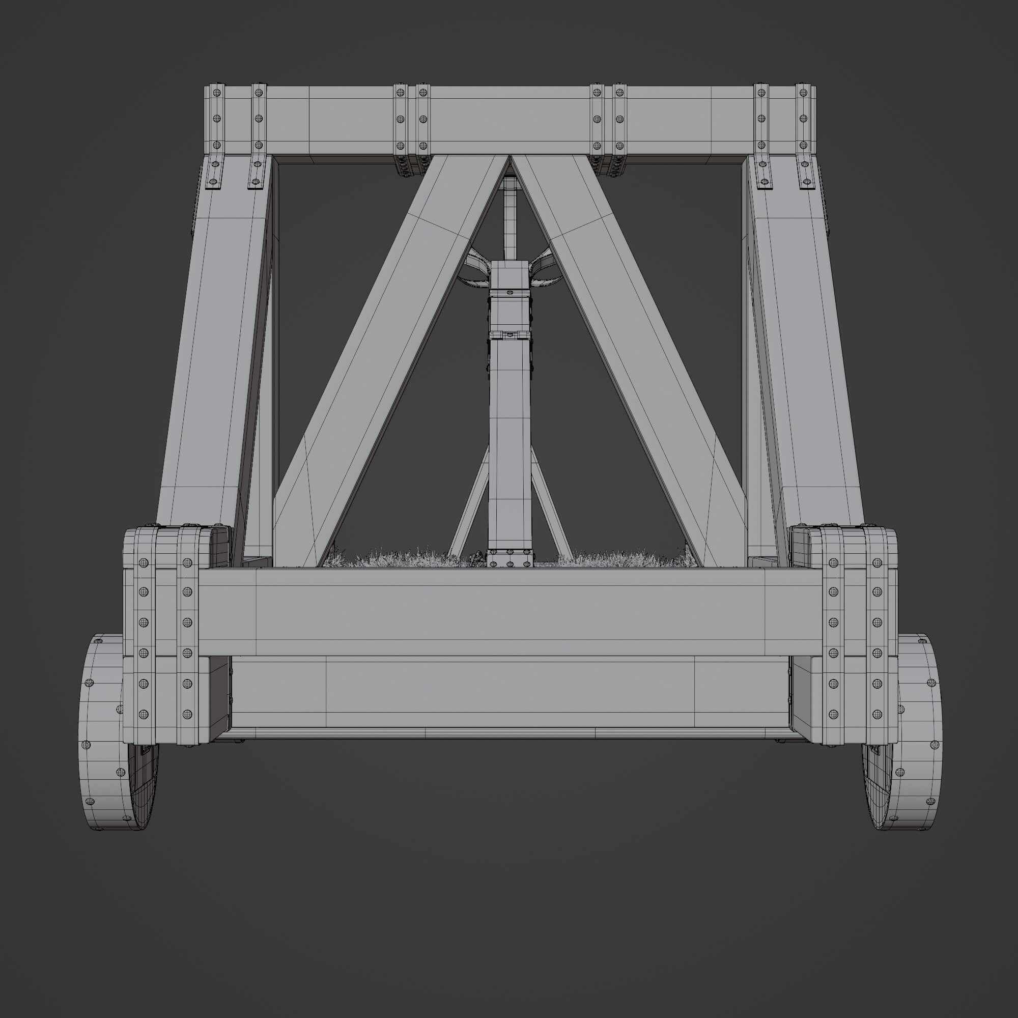 Ancient Catapult - 3D Model by 3DModelingCorp
