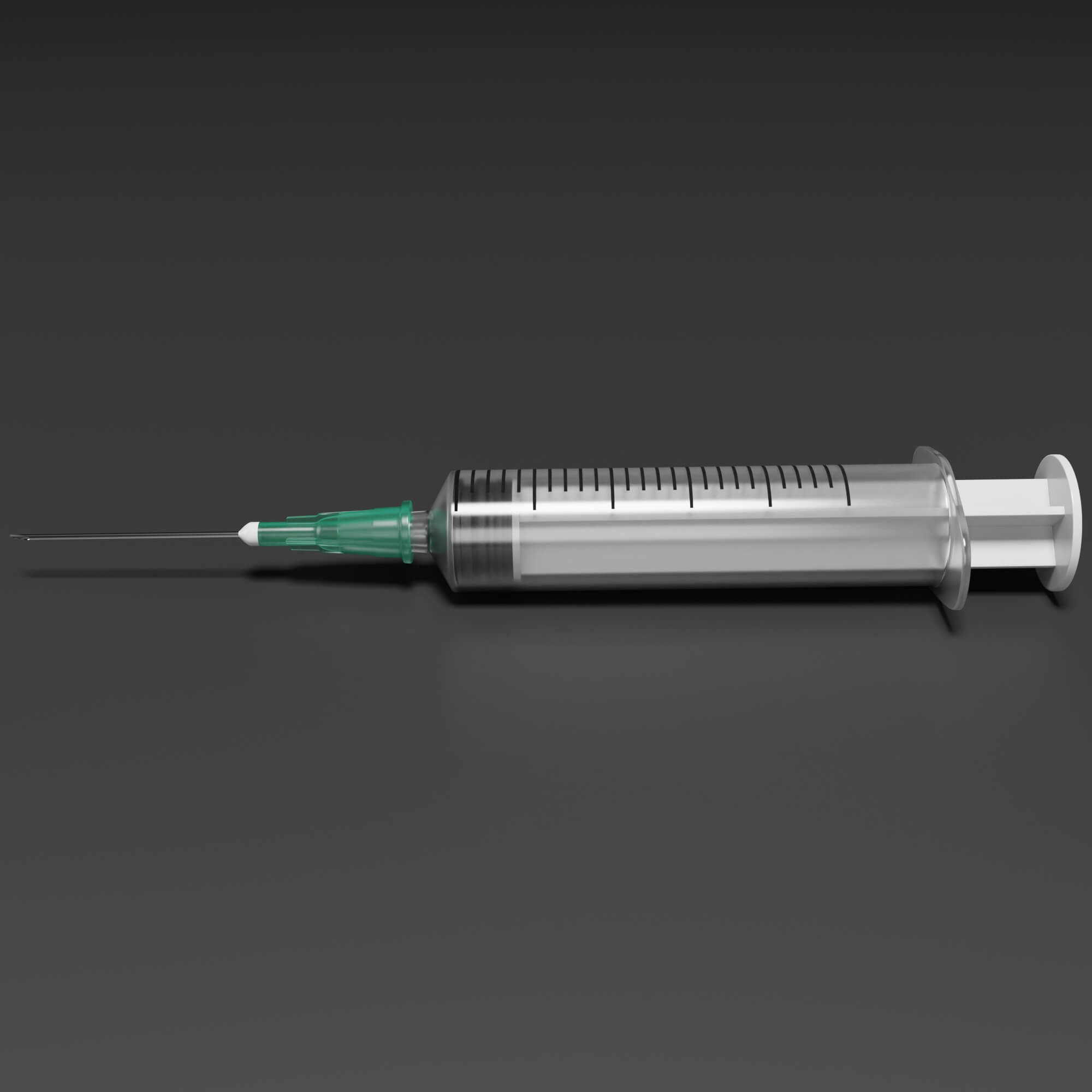 Disposable Medical Syringe - 3D Model by 3DModelingCorp