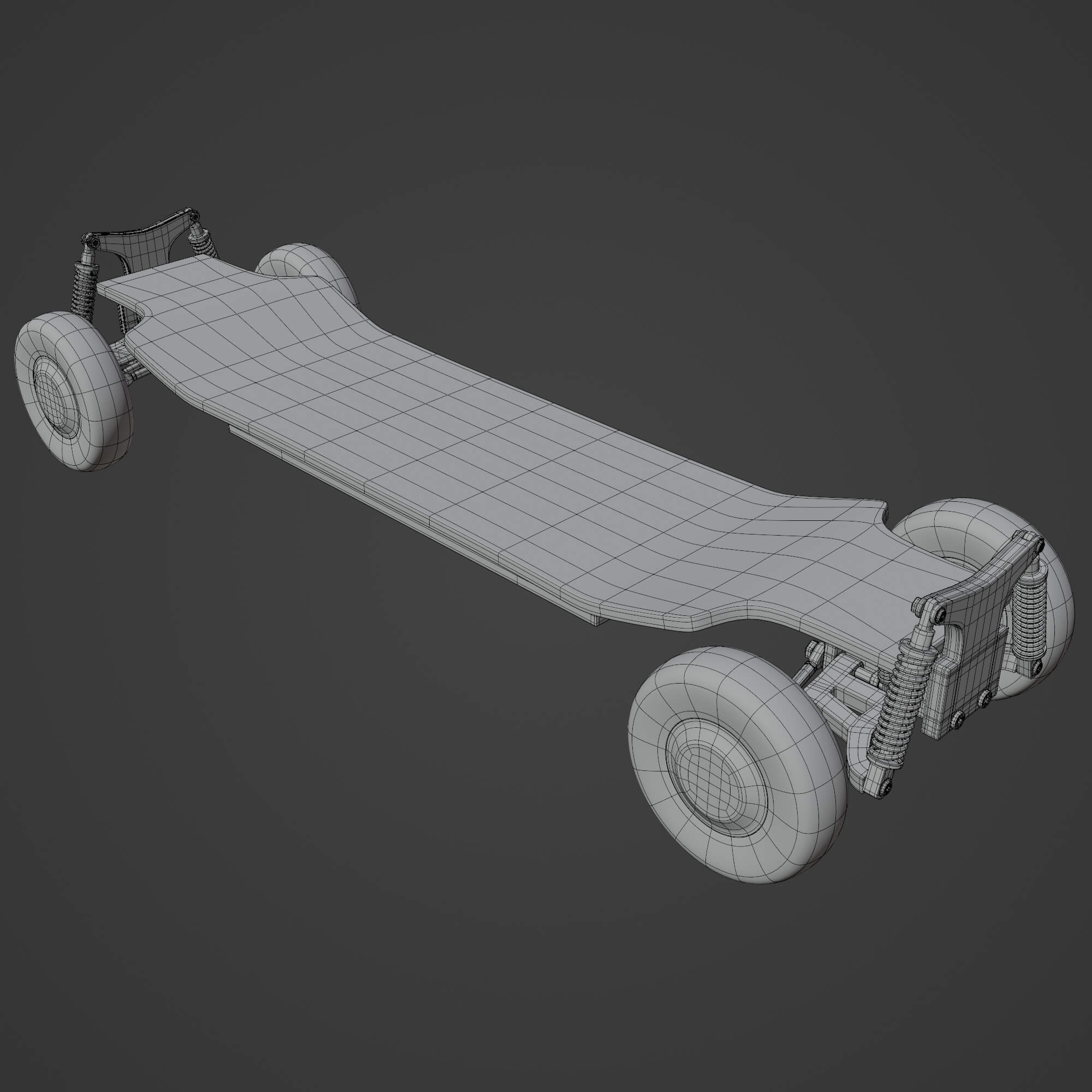 Electric Skateboard - 3D Model by 3DModelingCorp