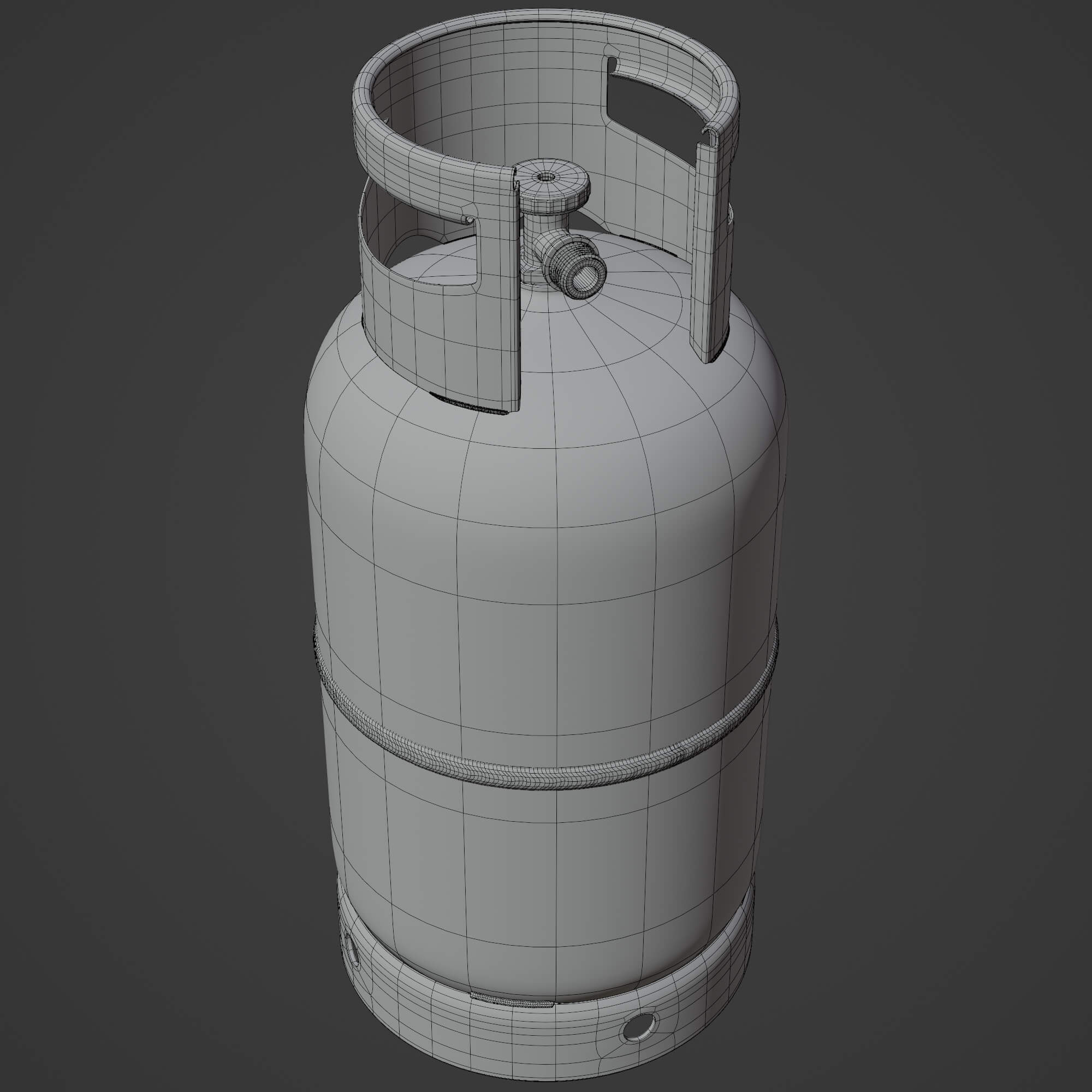 Gas Cylinder Propane - 3D Model by 3DModelingCorp