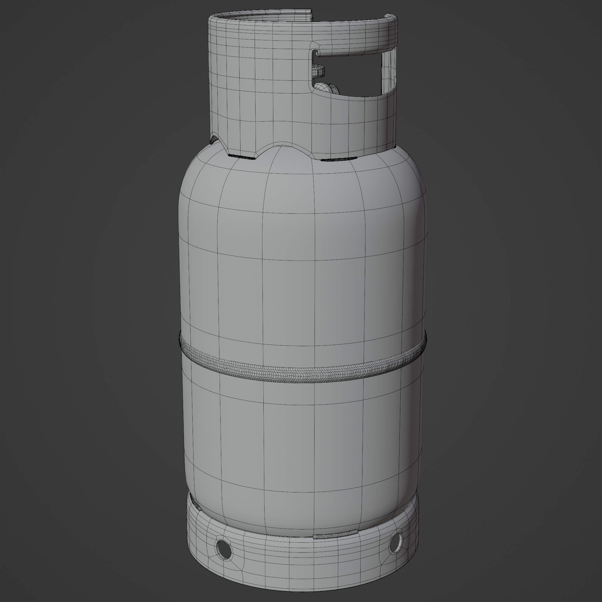 Gas Cylinder Propane - 3D Model by 3DModelingCorp
