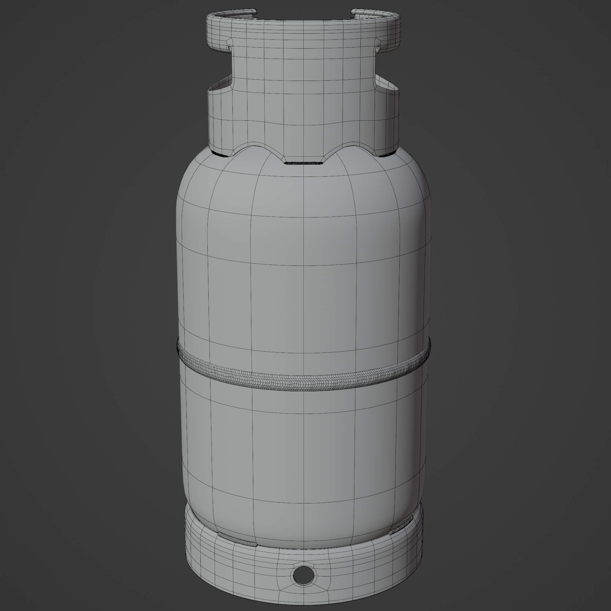 Gas Cylinder Propane - 3D Model by 3DModelingCorp