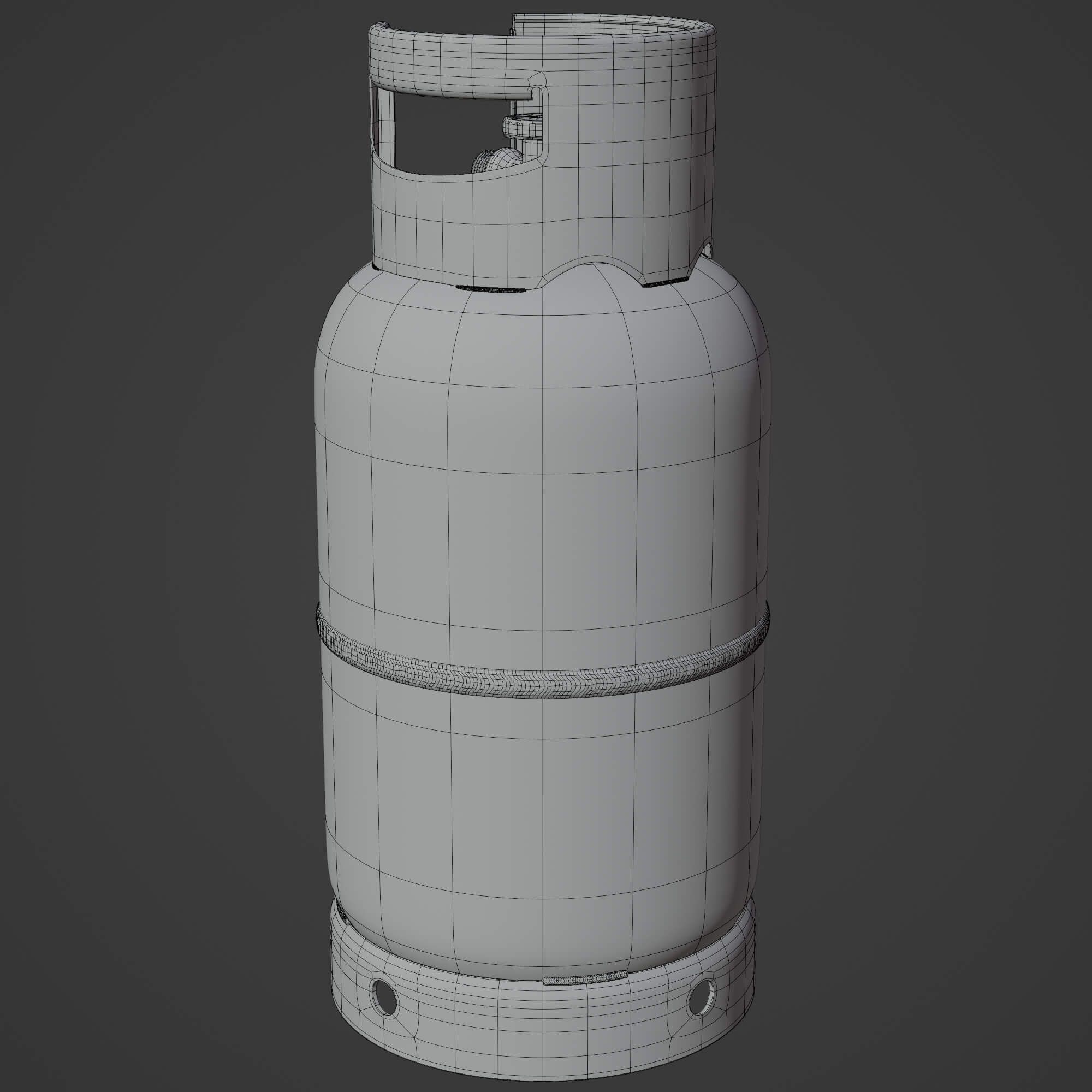 Gas Cylinder Propane - 3D Model by 3DModelingCorp