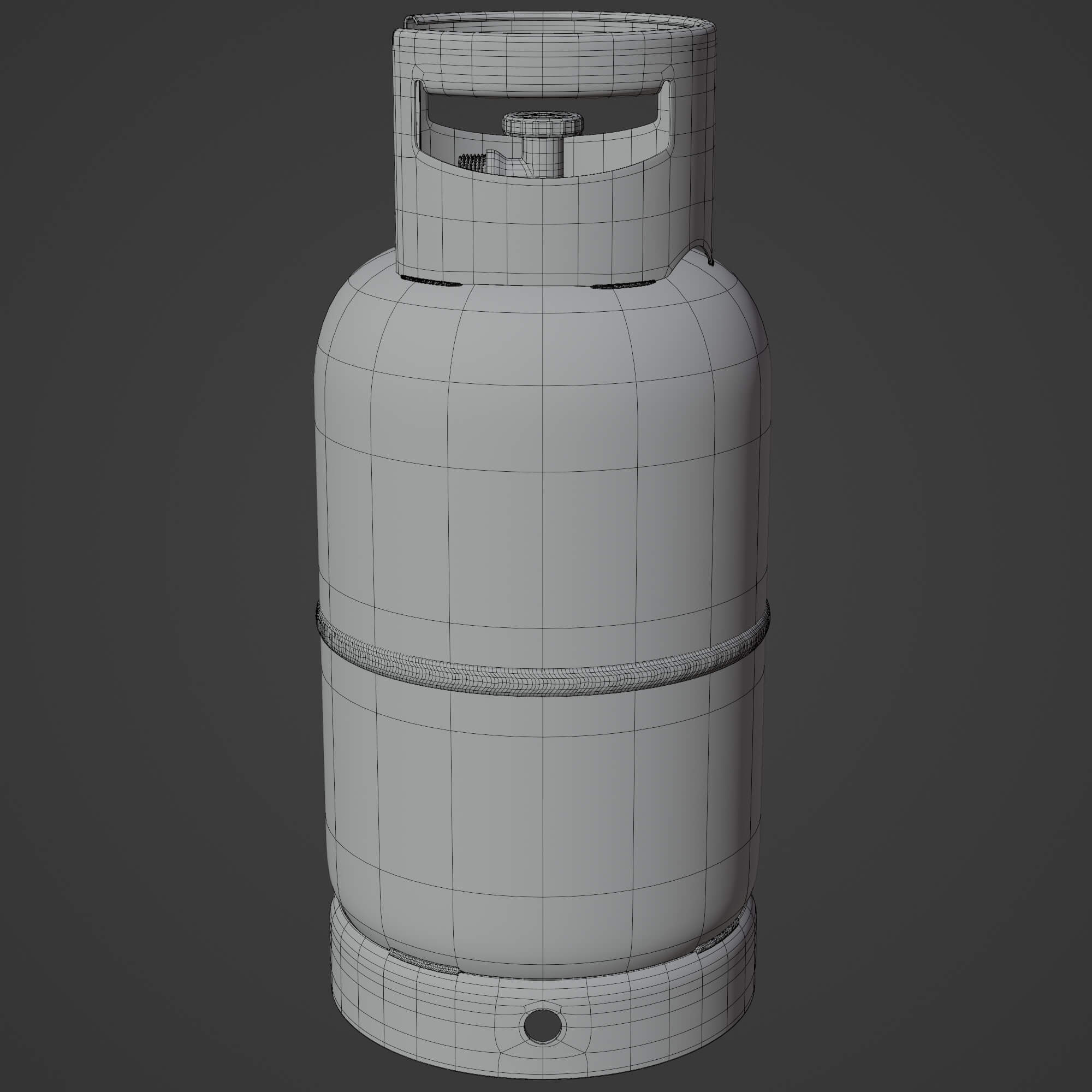 Gas Cylinder Propane - 3D Model by 3DModelingCorp